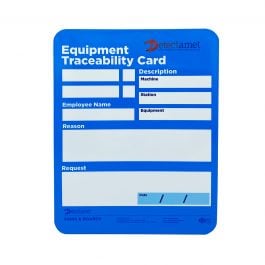 Detectable Equipment Traceability Card | Metal Detectable & X-Ray ...