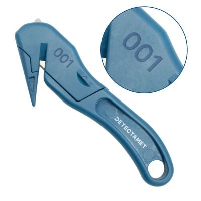Sequentially Numbered Metal Detectable Safety Knives | Detectamet