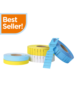 Metal Detectable Keyhole Loop Tags | Metal Detectable Batch Tags | Food ...