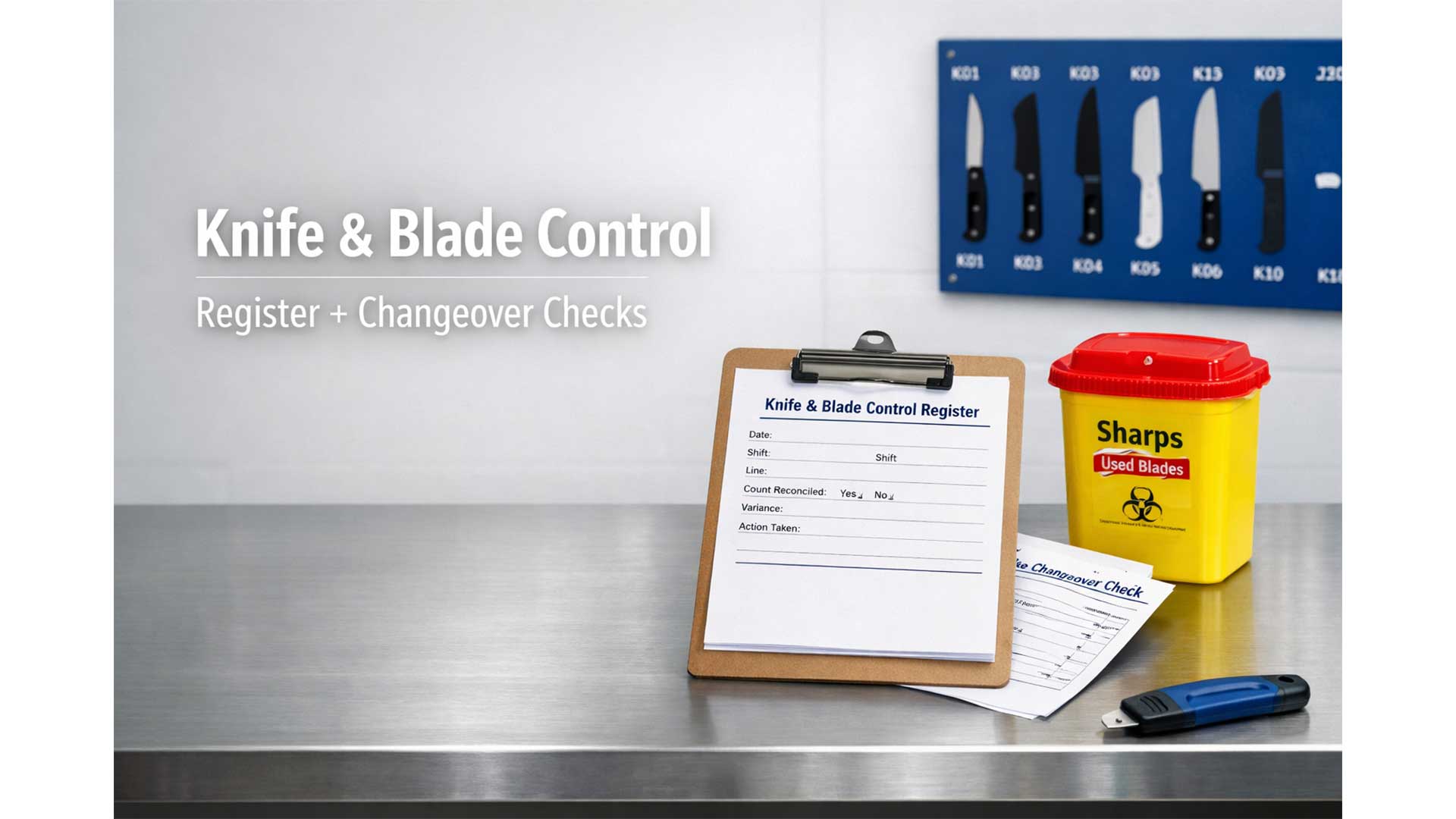 Knife & Blade Control in Food Manufacturing: Register + Changeover ...